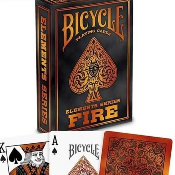 Bicycle | Games | Bicycle Elements Series Fire Playing Card Deck Single ...